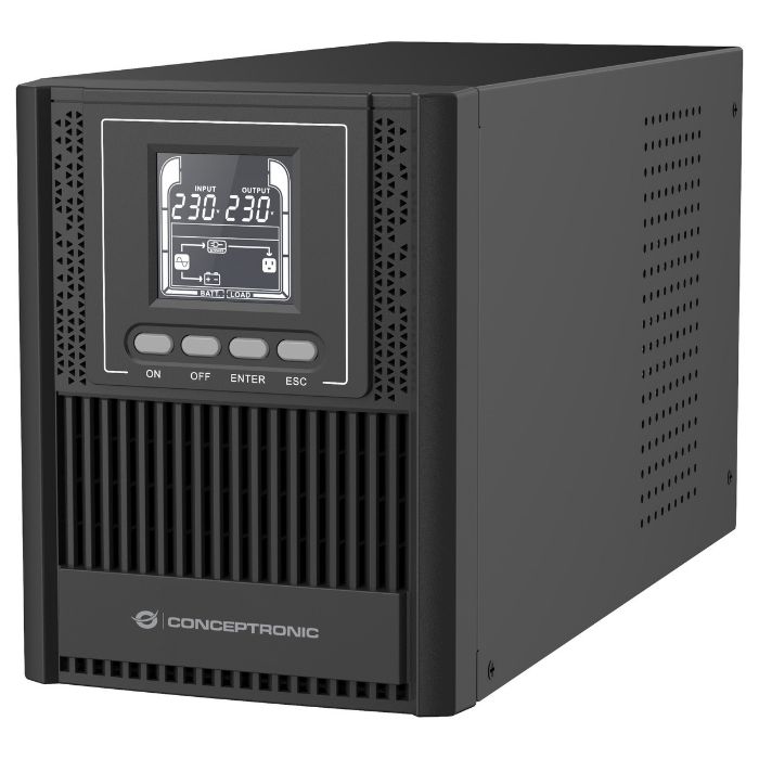 UPS Conceptronic ZEUS 52ES1K 1000VA LCD AVR Schuko/USB - Novo Atalho